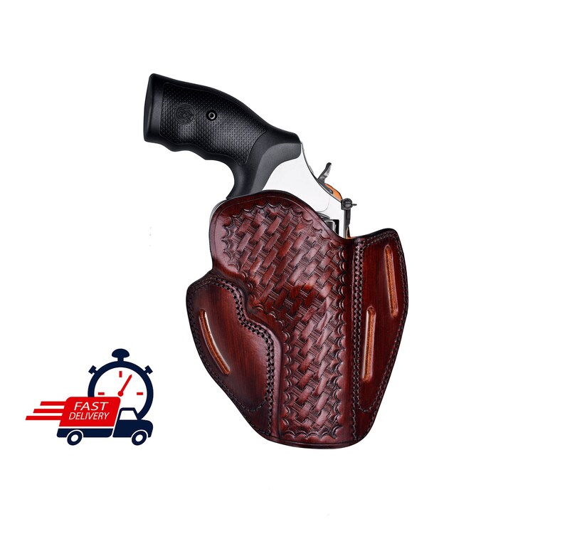 Leather Holster Fits Colt Python 357 Mag. Colt King Cobra - Etsy