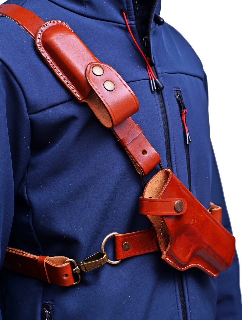 Leather Chest Holster Fits Beretta 92FS F92 92X 92G 96 - Etsy