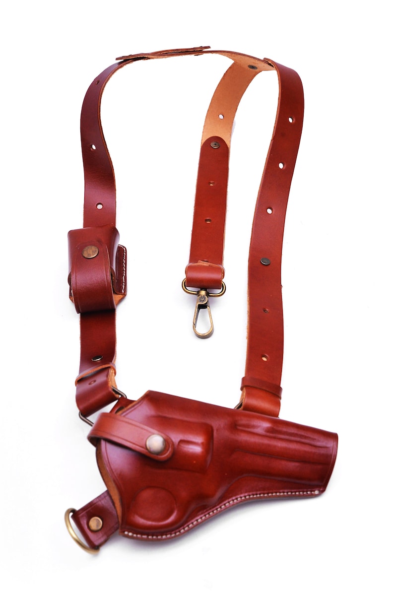 Leather Chest Holster Fits Colt Python 357 Mag. Colt King - Etsy