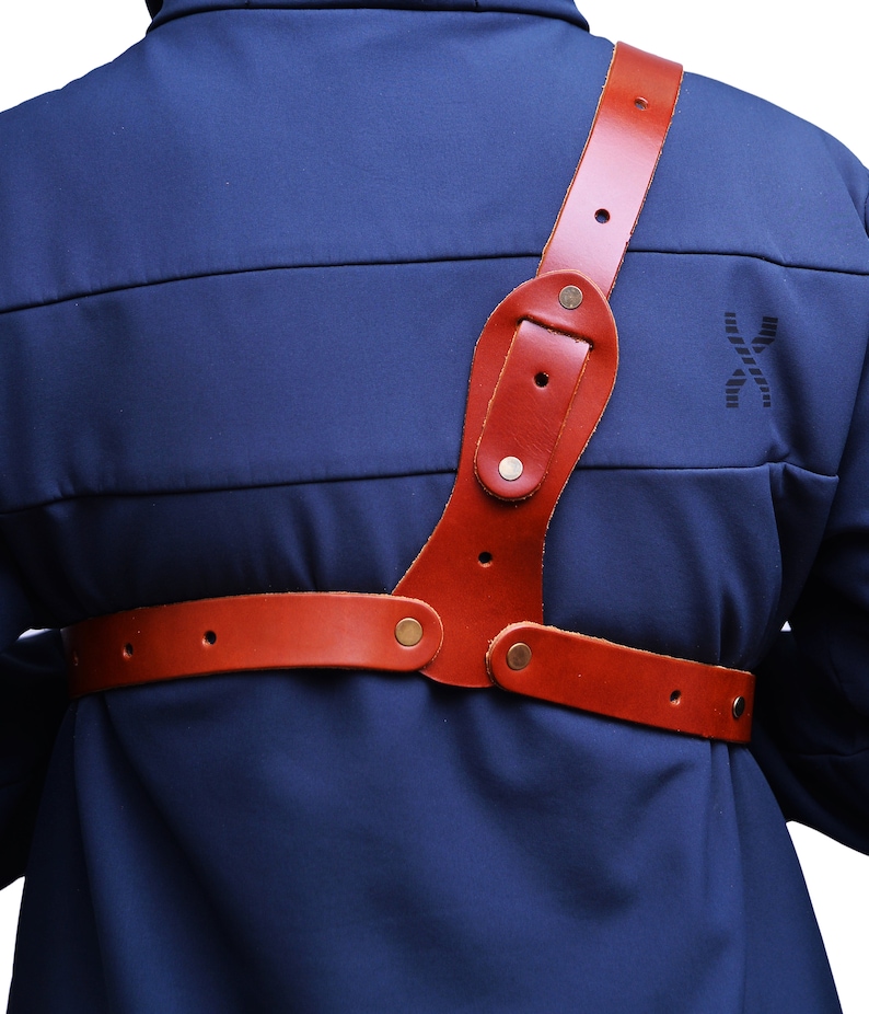 Leather Chest Holster Fits Colt Python 357 Mag. Colt King - Etsy