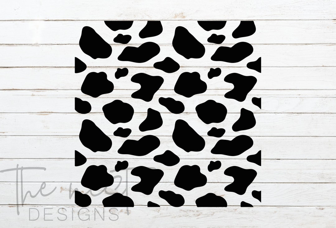Cow Print SVG File | Cricut Project | Western SVG - Etsy