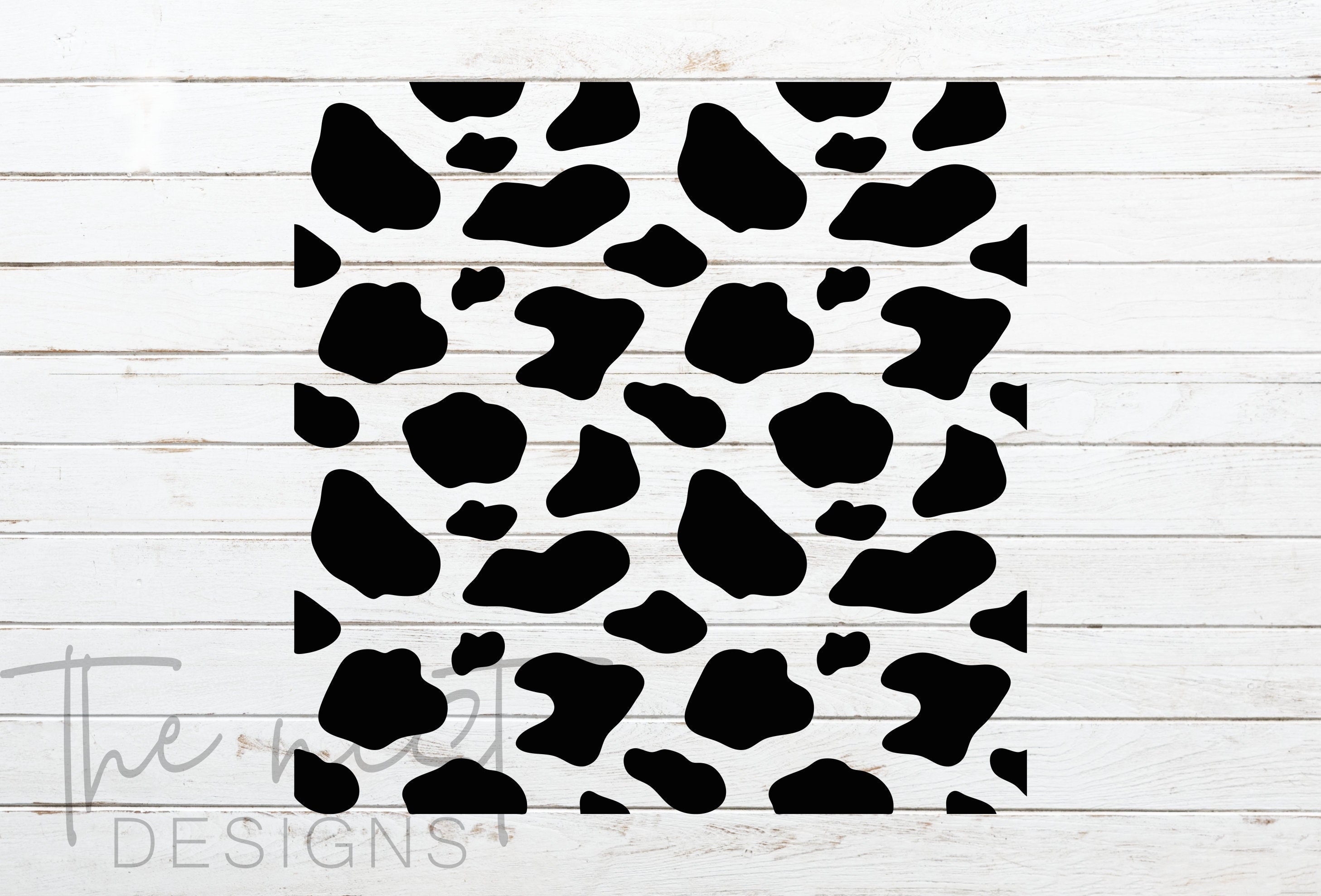 Cow Print SVG File Cricut Project Western SVG - Etsy
