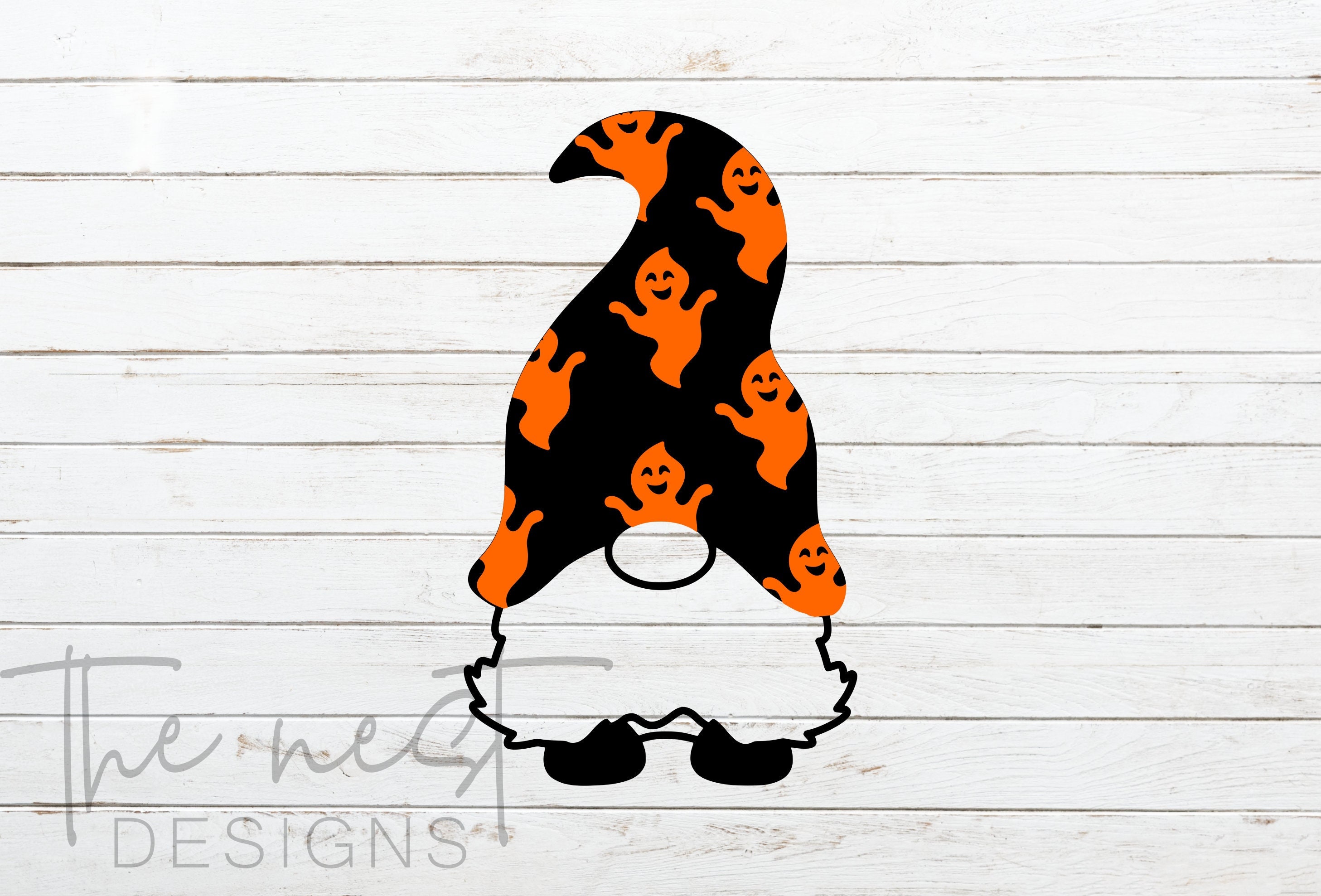 Ghost Gnome Pattern PNG & SVG for Cricut | Ghostie Cut File | Fall ...