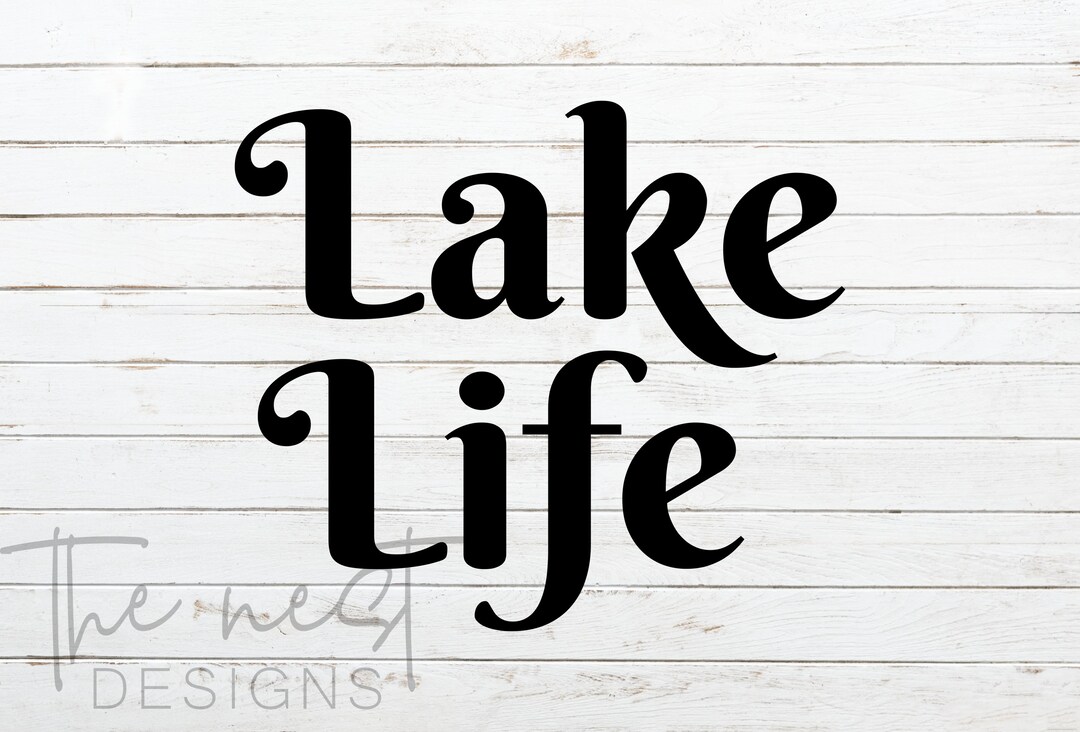 Lake Life SVG | Cricut Project | Silhouette | Cabin | Vacation SVG - Etsy