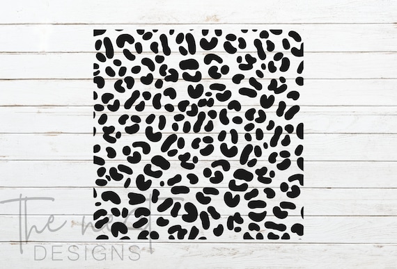 Cheetah Print SVG File Cricut Project Silhouette | Etsy