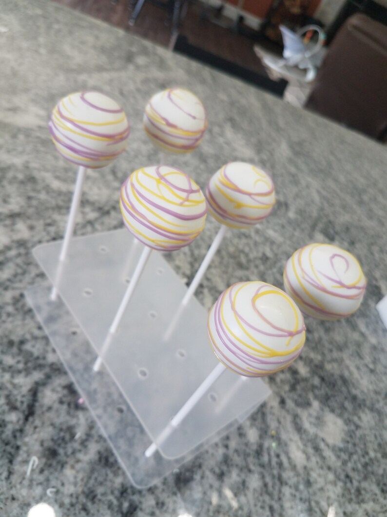 CUSTOM CAKE POPS Cake Pops Birthdays Baby Shower Gender - Etsy