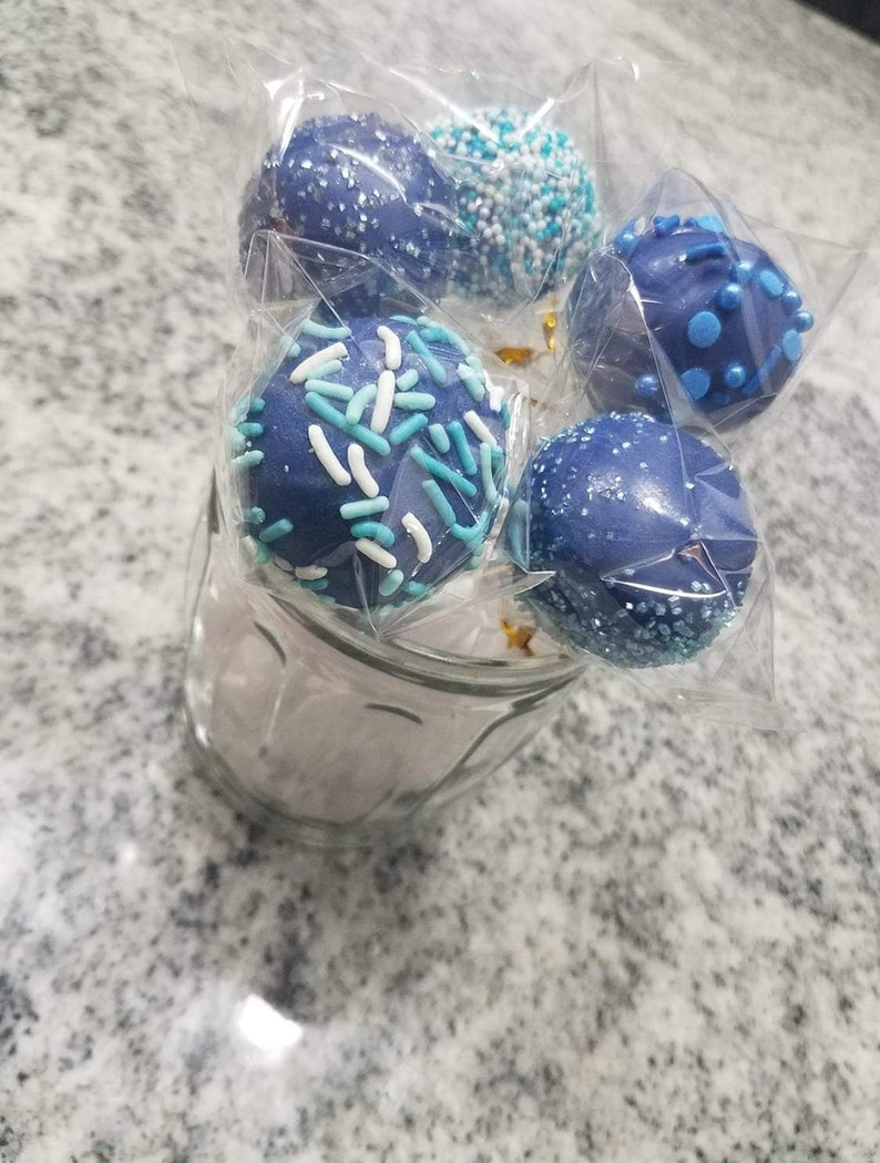 CUSTOM CAKE POPS Cake Pops Birthdays Baby Shower Gender - Etsy