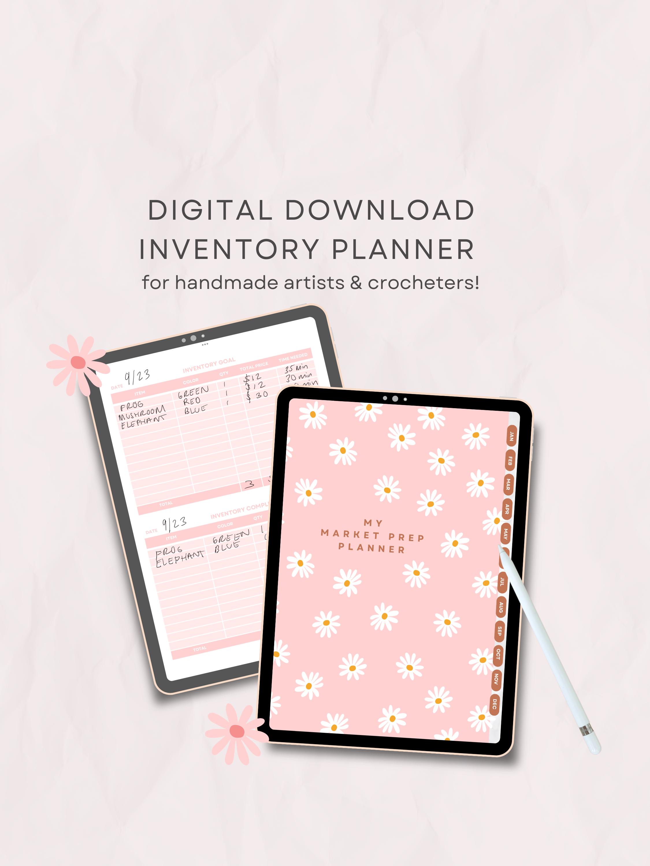 Crochet Inventory Planner Printable, Digital Daily Planner, Small ...