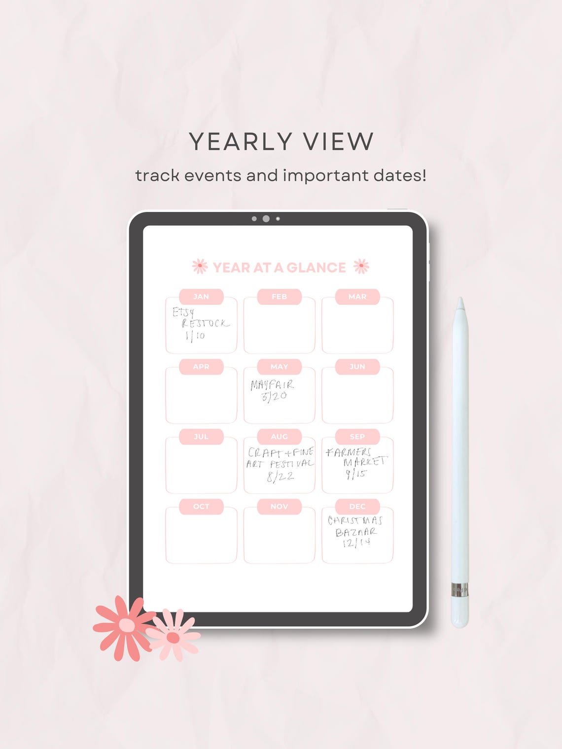 Crochet Inventory Planner Printable, Digital Daily Planner, Small ...