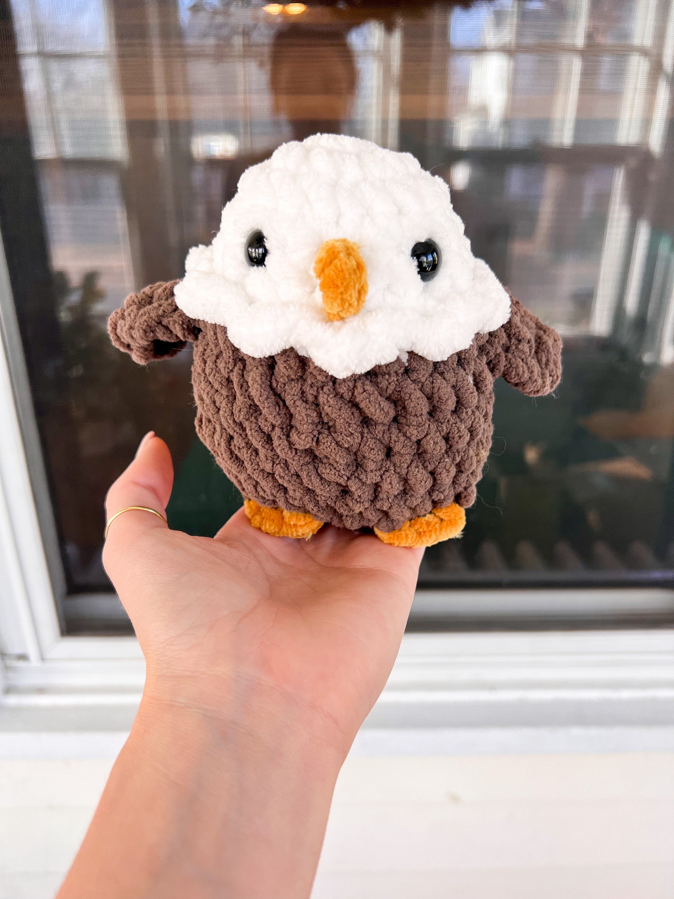 Crochet Eagle Plushie - Etsy