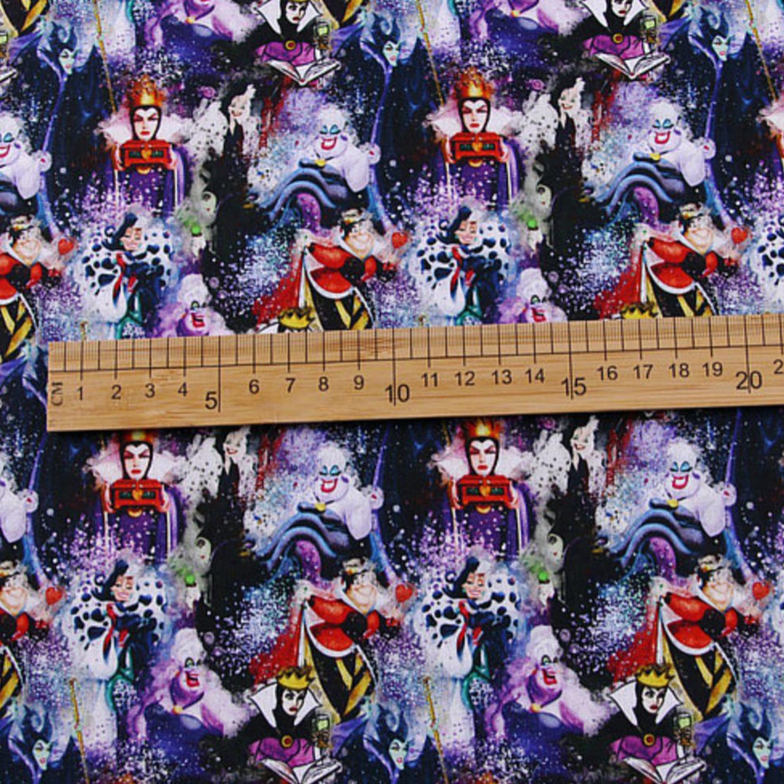 Disney Villains Fabric Maleficent Fabric Cartoon Fabric Cotton Fabric ...