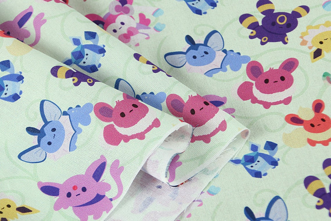 Pokemon Pikachu Fabric Pocket Monster Fabric Cartoon Fabric - Etsy