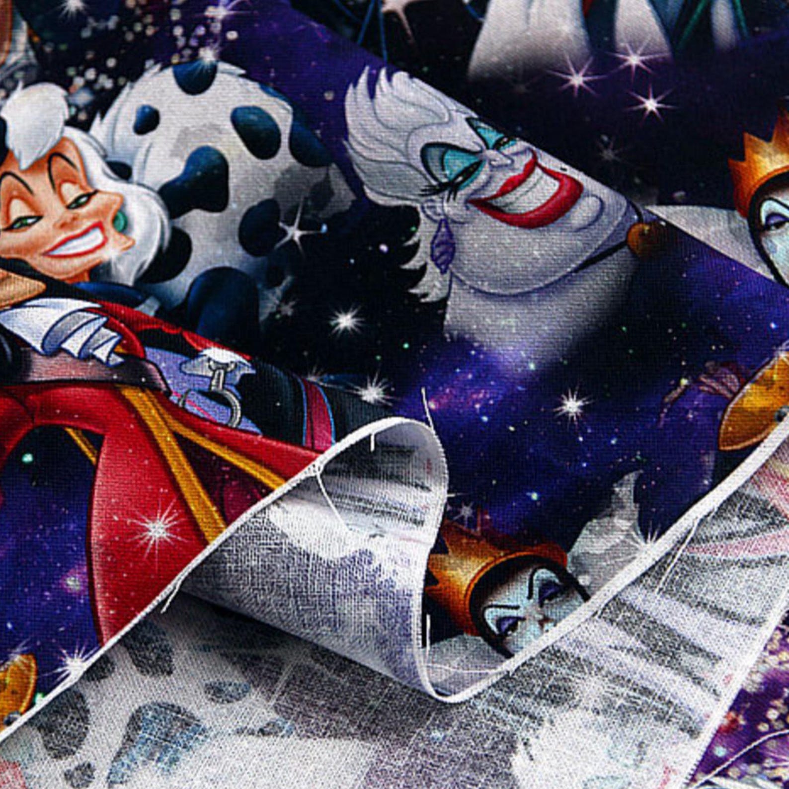 Disney Villains Fabric Maleficent Fabric Cartoon Fabric Cotton Fabric ...