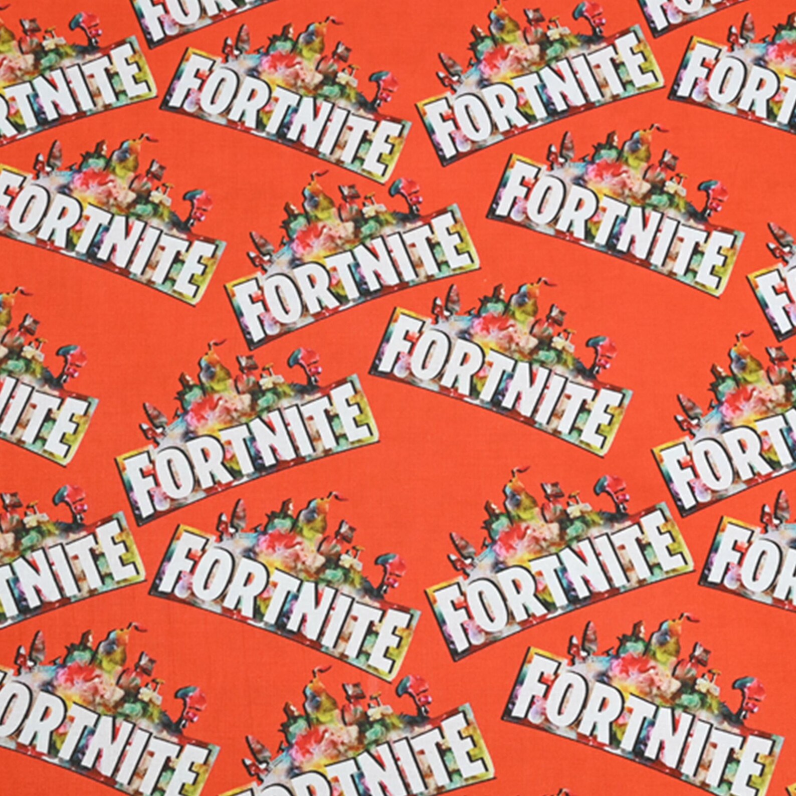 Video Game Fabric Fort Gaming Fabric Cartoon Fabric Cotton Fabric by ...
