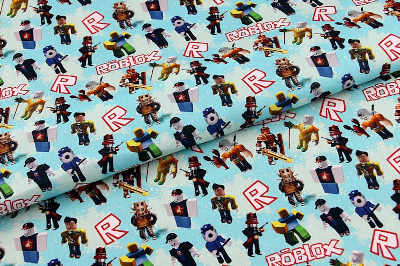 Game Cartoon Fabric Cotton Fabric by the Half Yard - Etsy