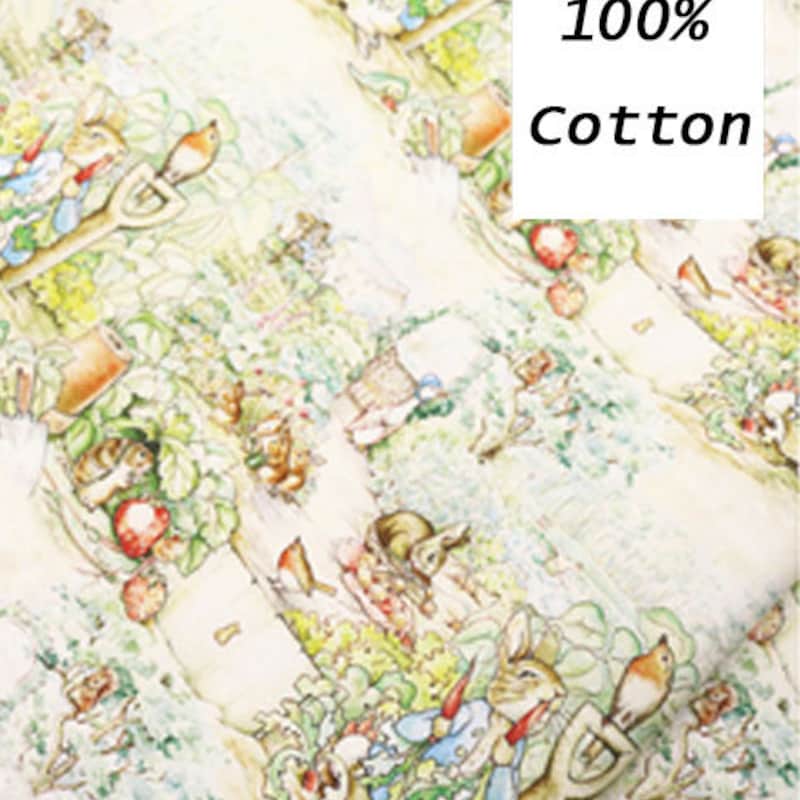 Rabbit Fabric - Etsy