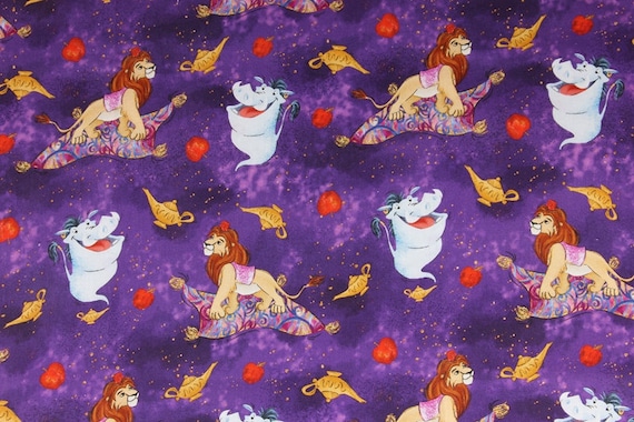 Aladdin Magic Lamp Fabric Lion King Fabric Cartoon Fabric - Etsy