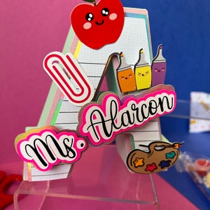 Teacher Gifts 3D Letter, Personalized Teacher Gifts, Teacher ...