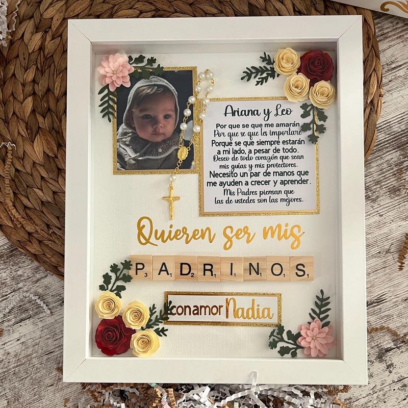 Baptism Shadow Box - Etsy