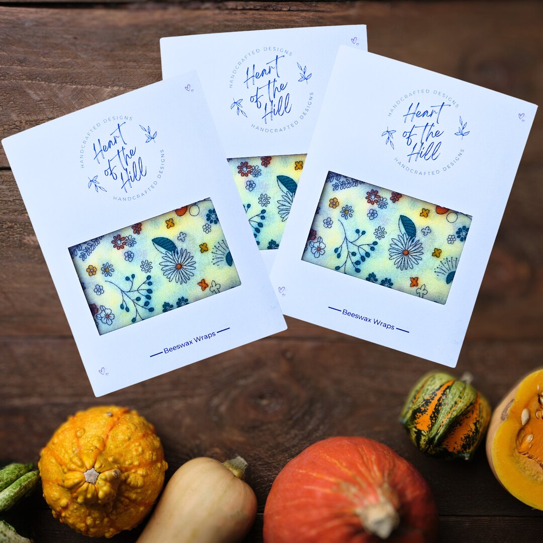 Custom Beeswax Food Wrap, Eco-friendly Reusable Wrap, Personalized Gift ...