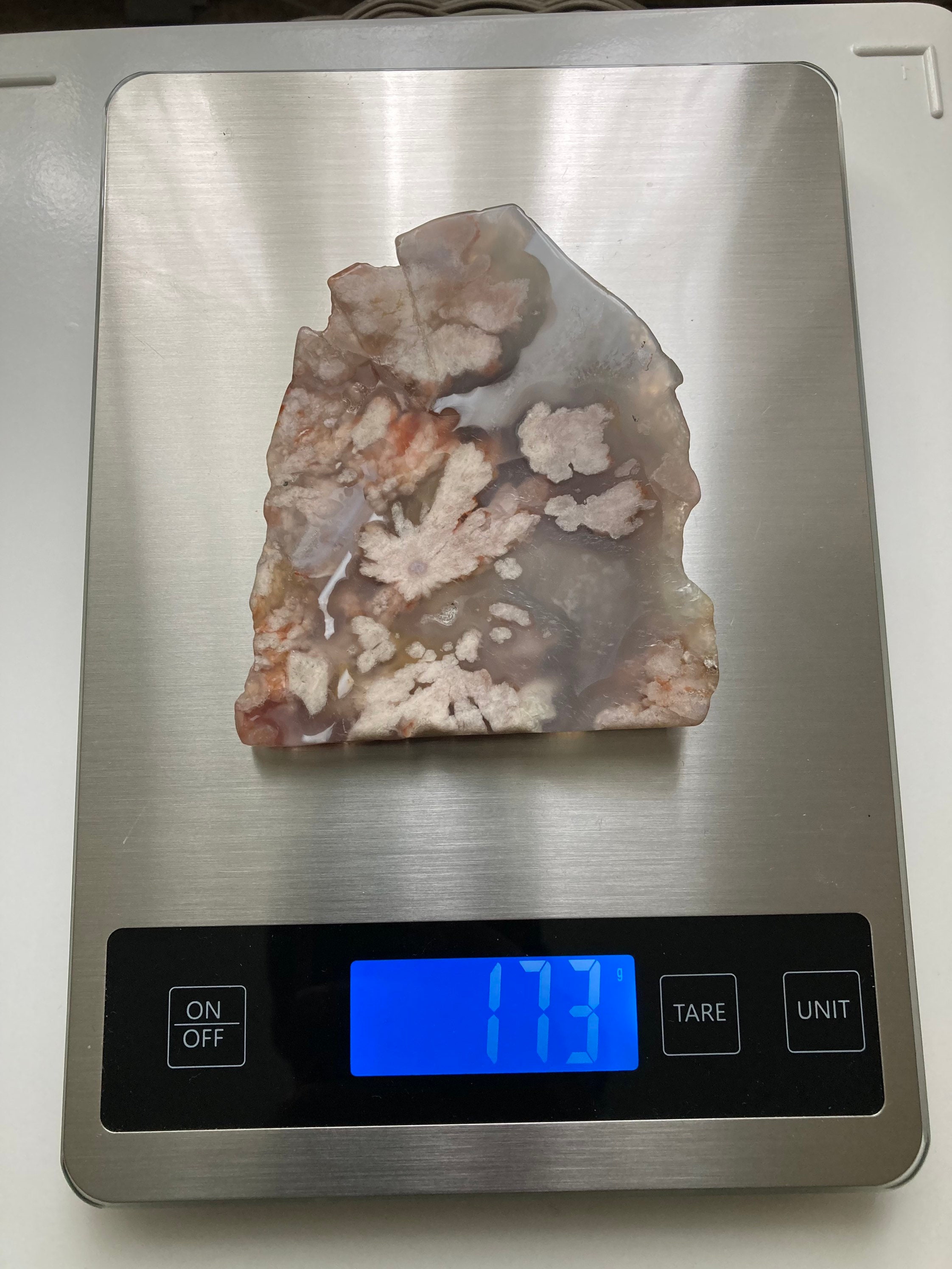 Pink Flower sakura Agate Freeform Slabs small. - Etsy UK