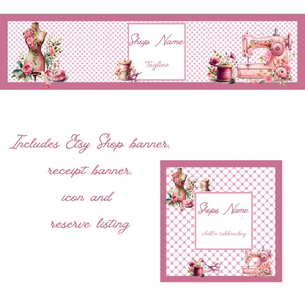 Sewing Shop Banner - Etsy