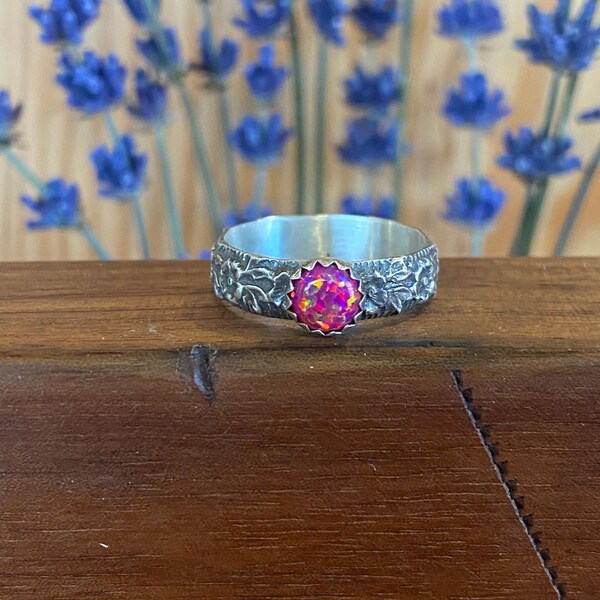 Fuchsia Ring - Etsy