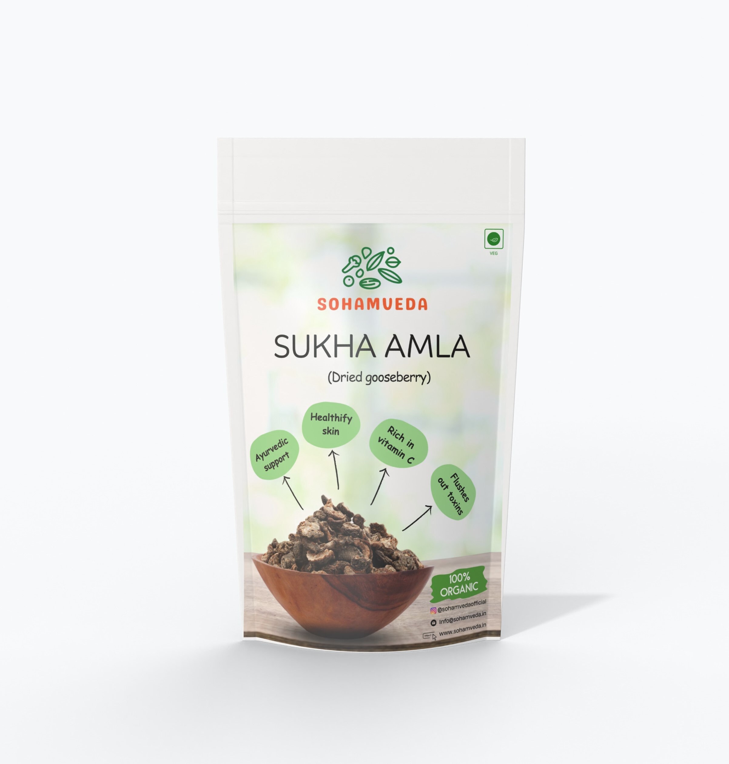 Sohamveda Dried Gooseberry 200gm Pack Sukha Amla - Etsy