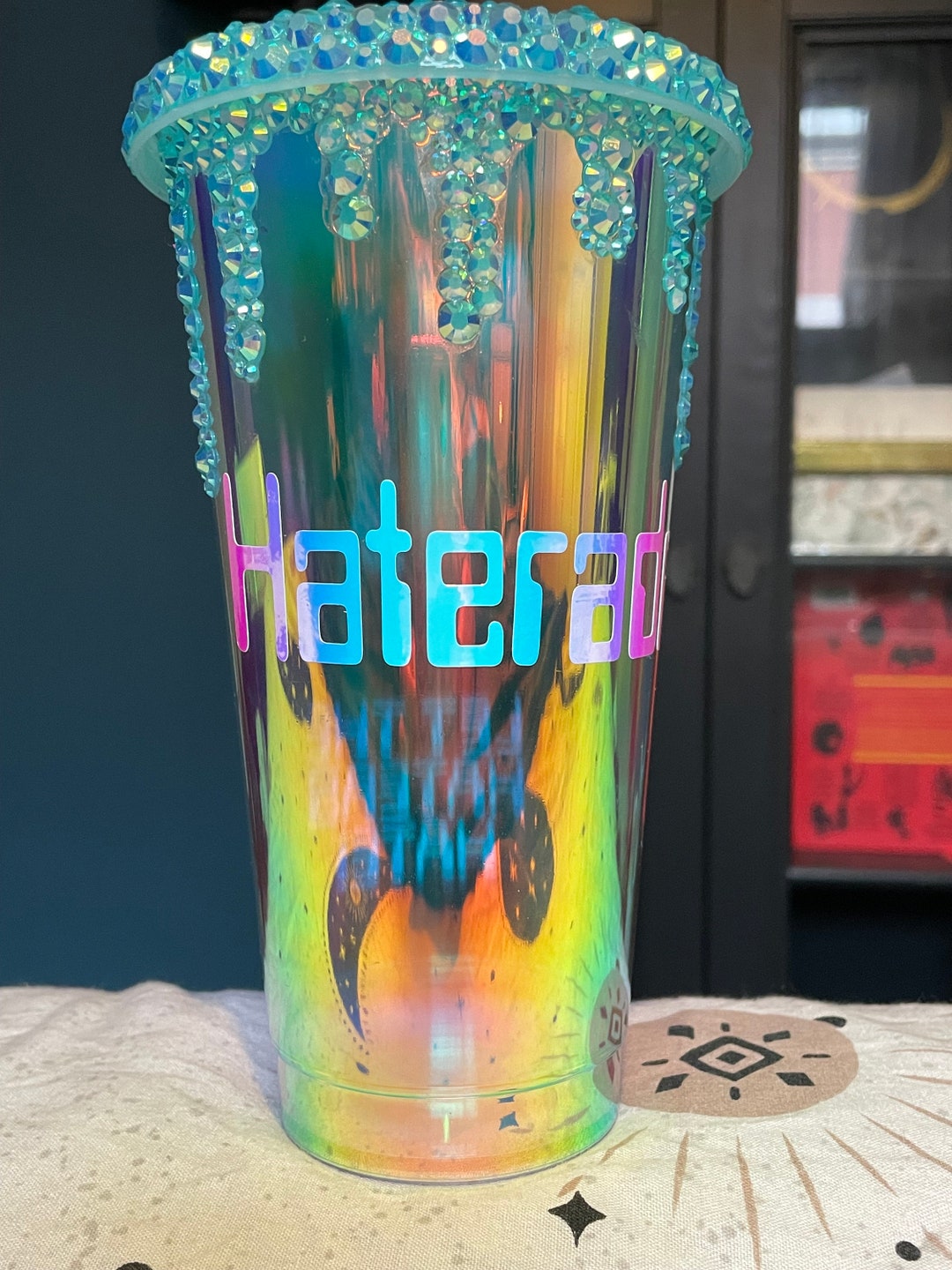 Super Sparkly Holographic haterade Cold Cup - Etsy
