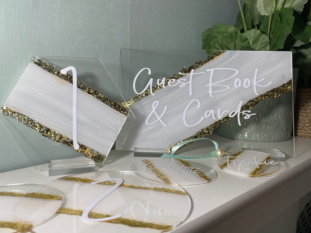 Acrylic Wedding/engagement/party Bougie Signs/nameplates/favours - Etsy
