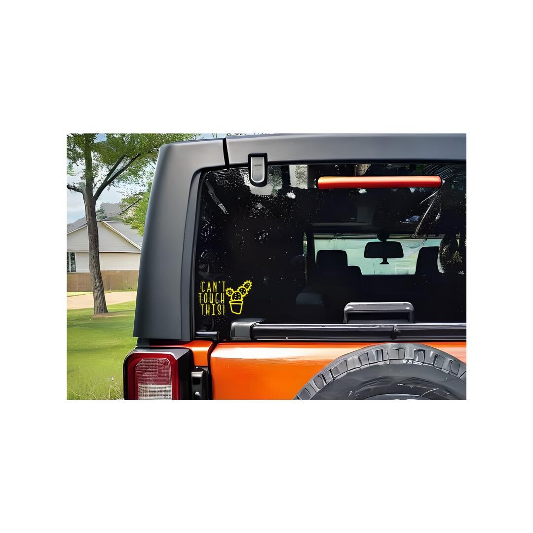 Can't Touch This Decal, Vinyl Decal, Car Decal, Car Sticker, Laptop ...
