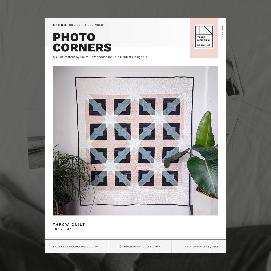 Photo Corners Quilt Pattern PDF Download - Etsy