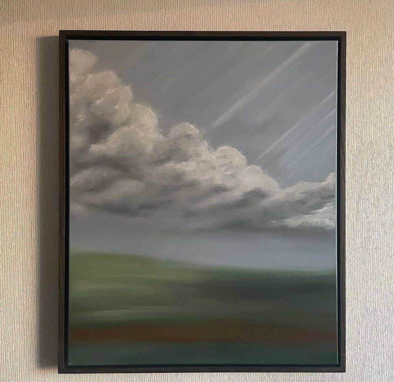 Handmade Painting a Ray of Hope 50x60x2cm - Etsy