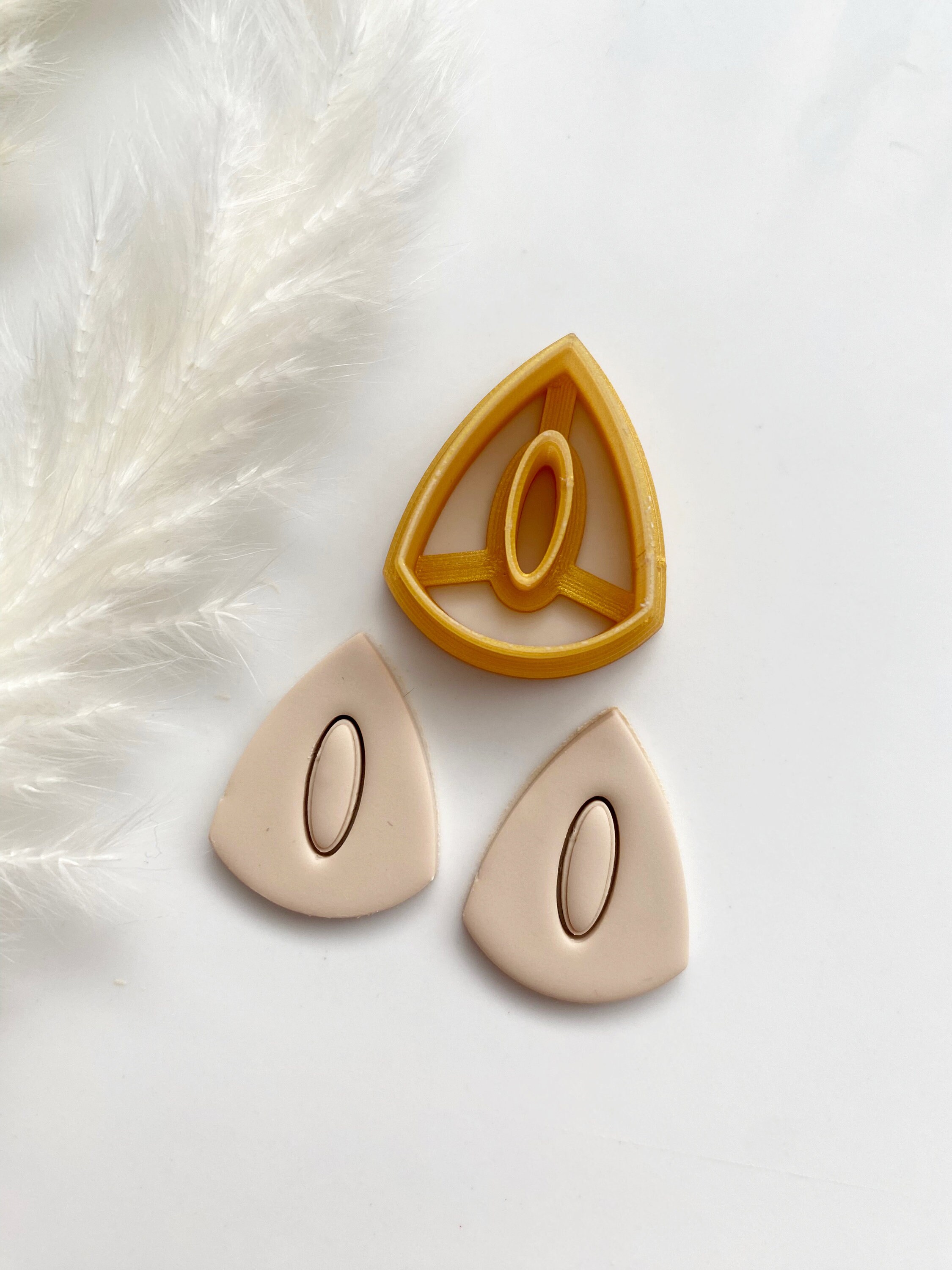 Rounded Triangle Clay Cutter Triangle Cutter Polymer Clay - Etsy