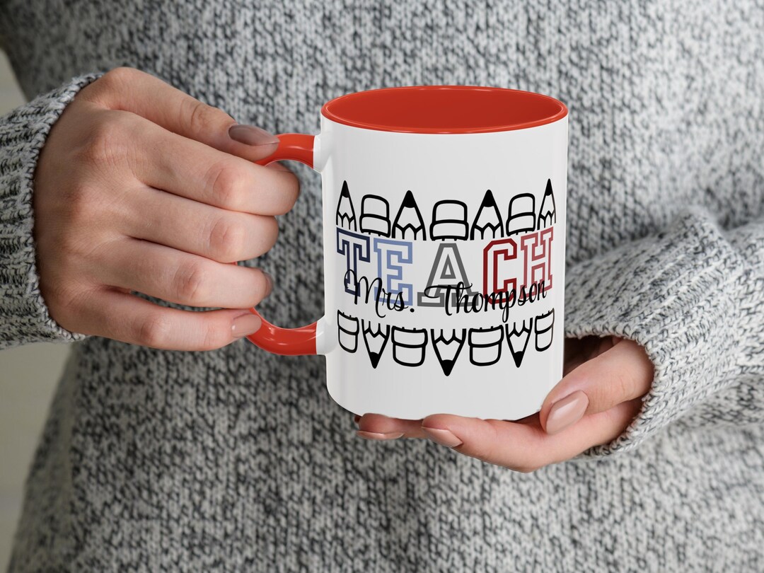 Personalized Teacher Retirement Gifts, Teacher Ceramic Mug, Custom ...