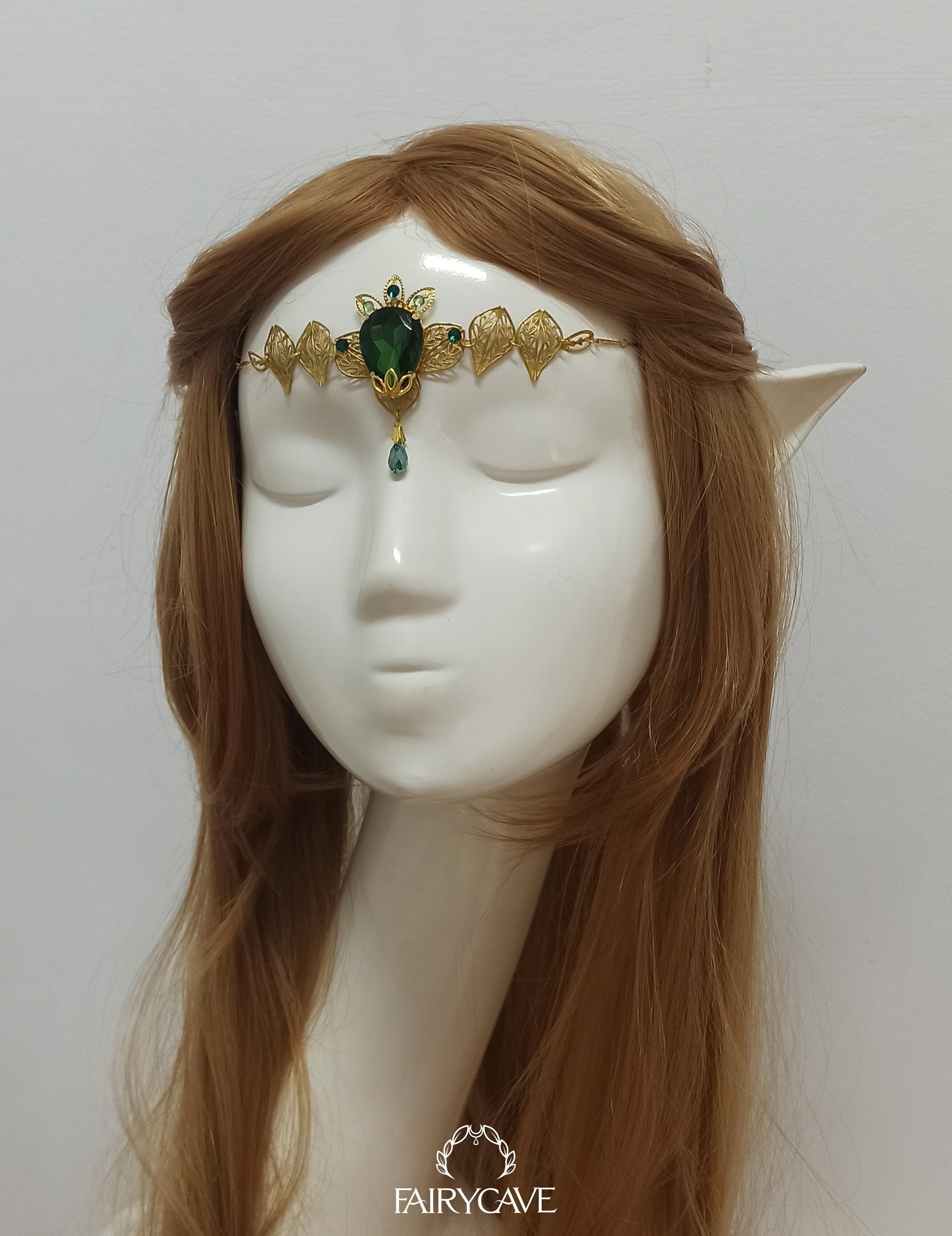 Princess Zelda Inspired Tiara, Saria Tiara, Emerald Tiara, Kokiri ...