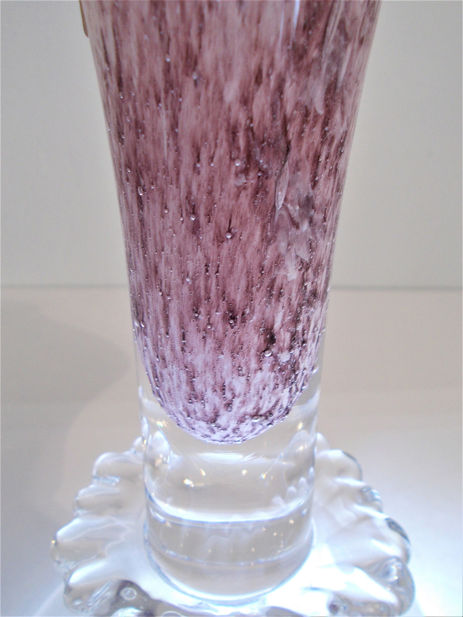 Peter Kaspar Crystal Glass Vase Handmade Kaspar Single Art - Etsy