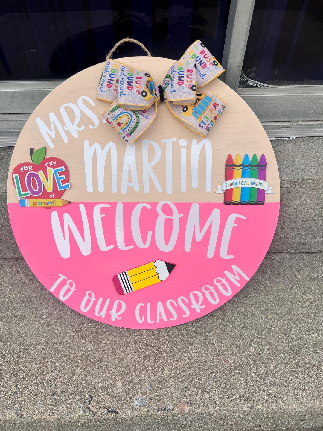Personalized Classroom Sign - Etsy