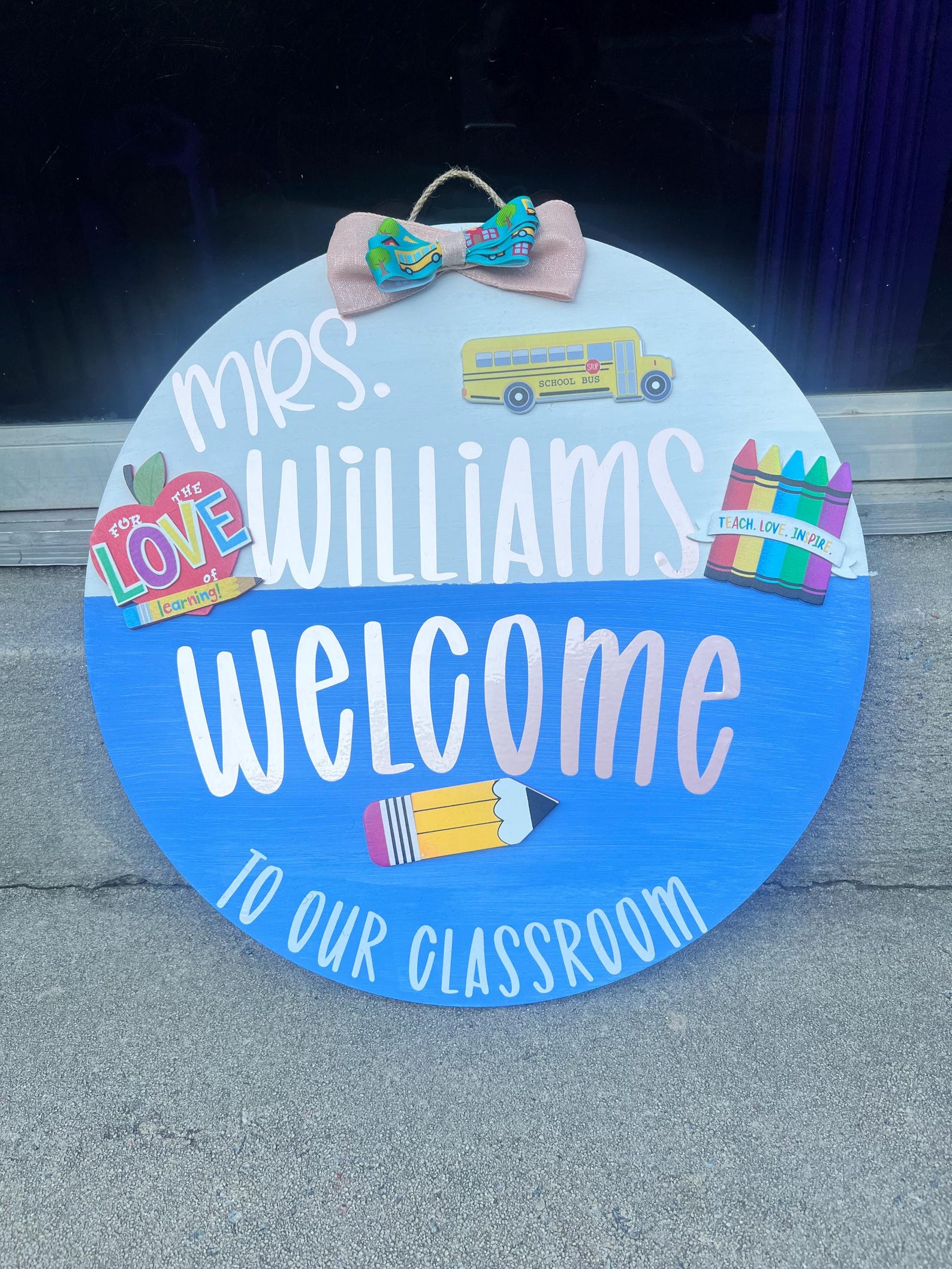 Personalized Classroom Sign - Etsy