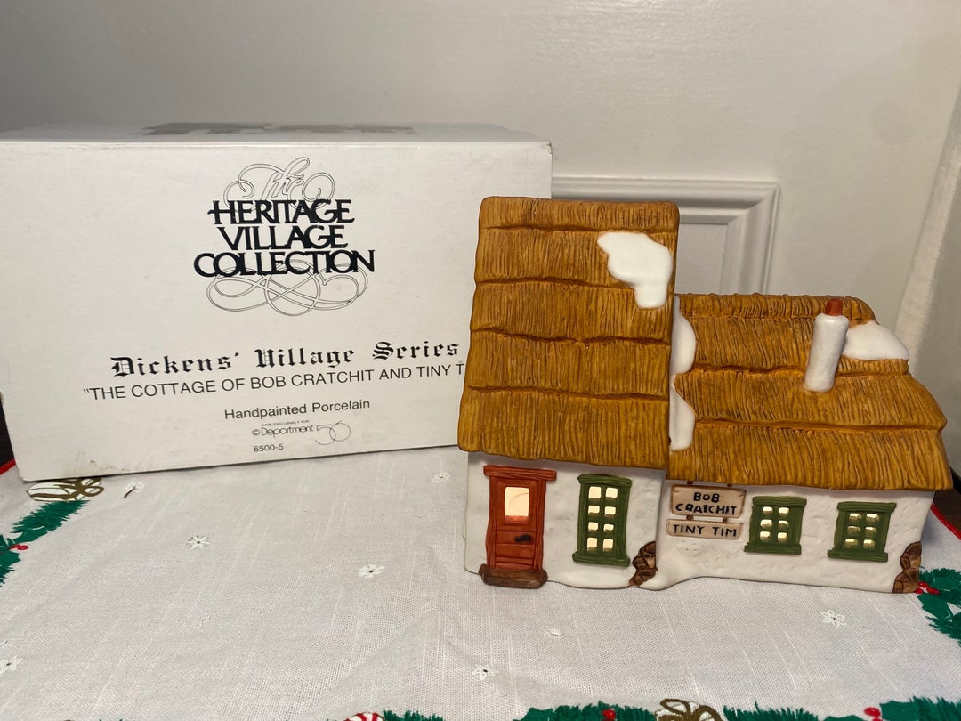 Department 56 Christmas Dickens Village: "the Cottage of Bob Cratchit ...