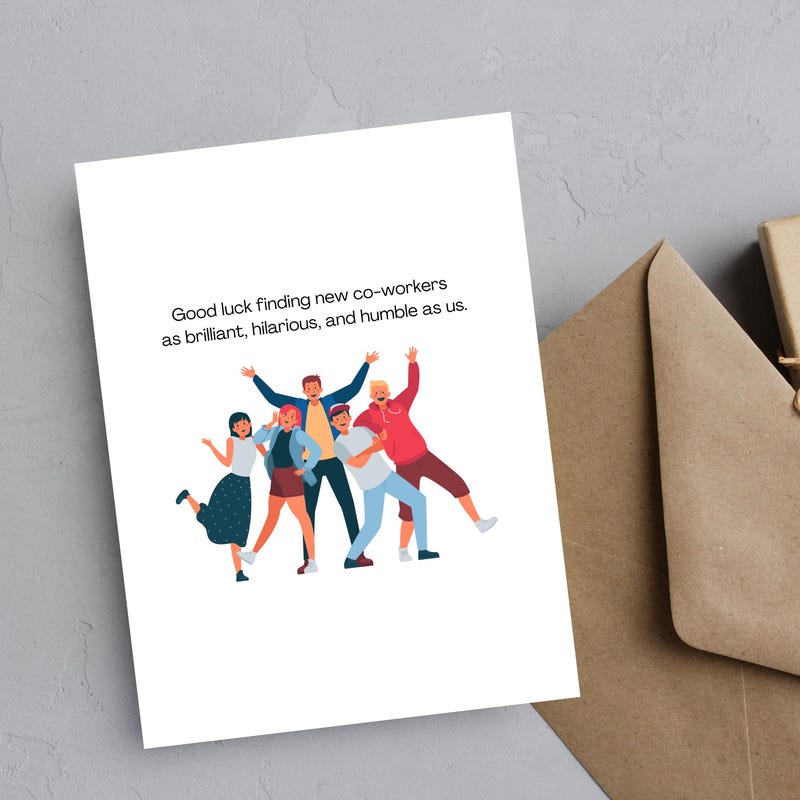 Quitting Job Card - Etsy