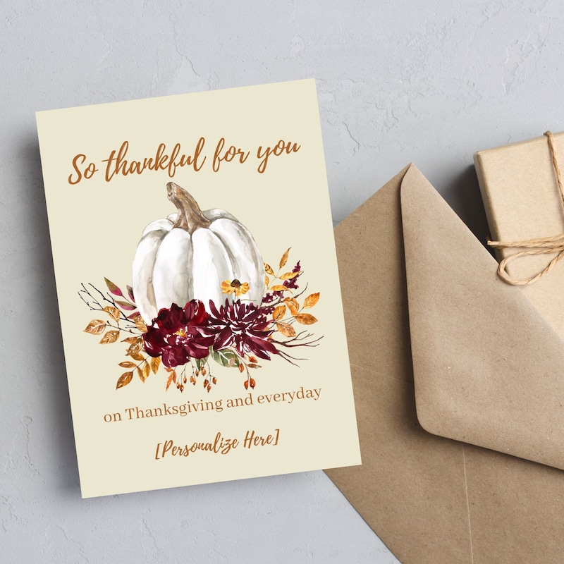 Thanksgiving Cards - Etsy