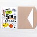 5th Grade Back-to-school Greeting Card Celebrate the Start of the ...