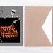 Trick or Treat Skeletons Halloween Notecard Happy Halloween - Etsy