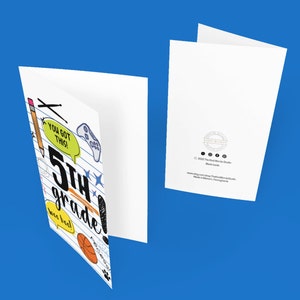 5th Grade Back-to-school Greeting Card | Celebrate the Start of the ...