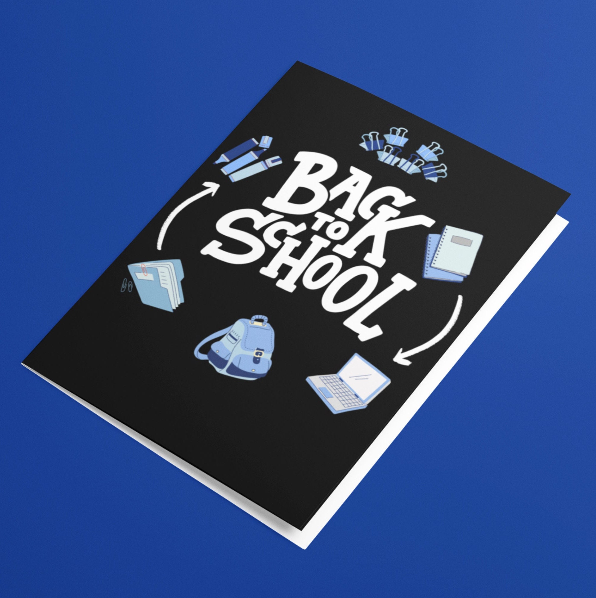 Back-to-school Greeting Card Card for Kids First Day of School Teacher ...