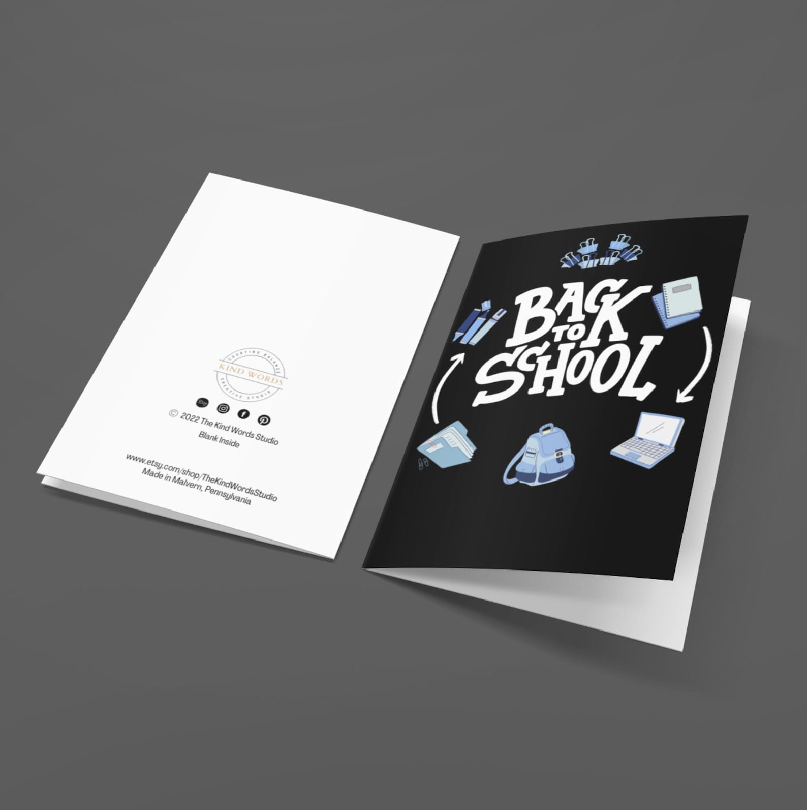 Back-to-school Greeting Card Card for Kids First Day of School Teacher ...