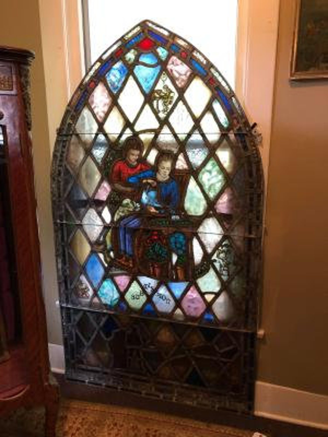 Stained Glass Gothic Church Windows - Etsy