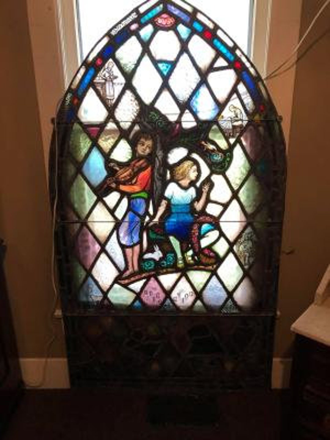 Stained Glass Gothic Church Windows - Etsy