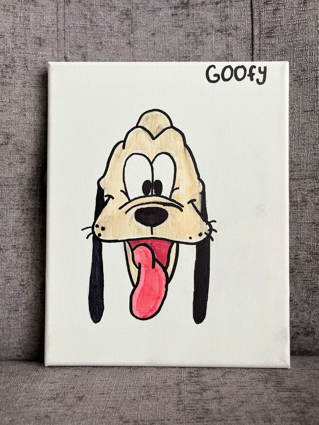 Disney Goofy Painting - Etsy